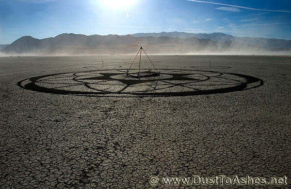Playa Circle by Christopher Wunderlich and Lori Linzmier | Dust to Ashes